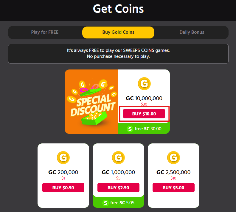 How to purchase Gold Coins using my Chumba Prepaid MasterCard