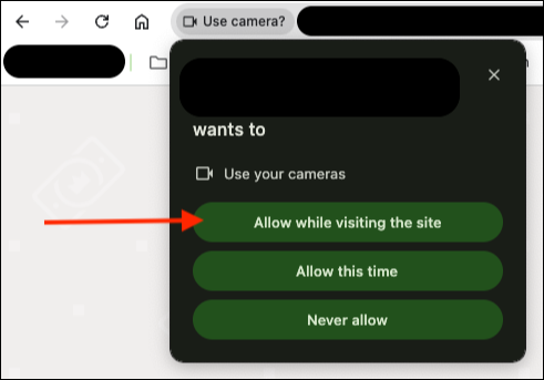 How to enable Camera access